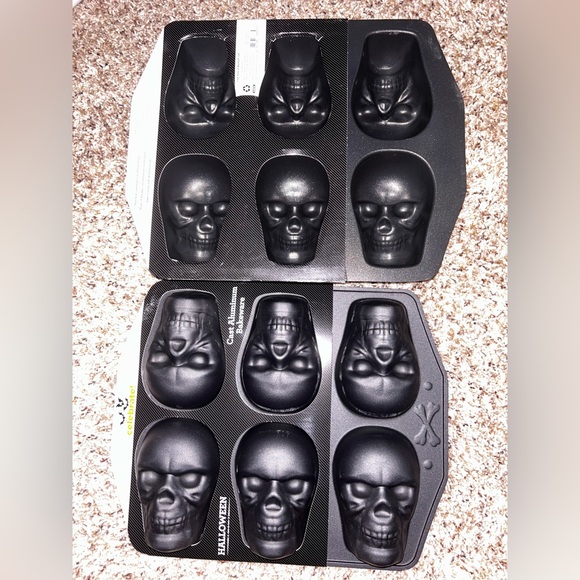 None | Holiday | Tiktok Viral Halloween Skull Mold Bakeware Gothic ...